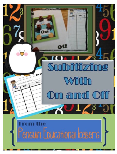 Subitizing with On and Off - Penguin Educational Iceberg