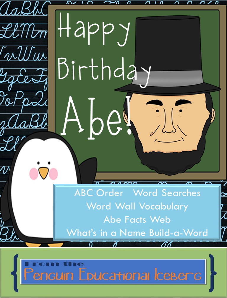 Happy Birthday Abe! - Penguin Educational Iceberg